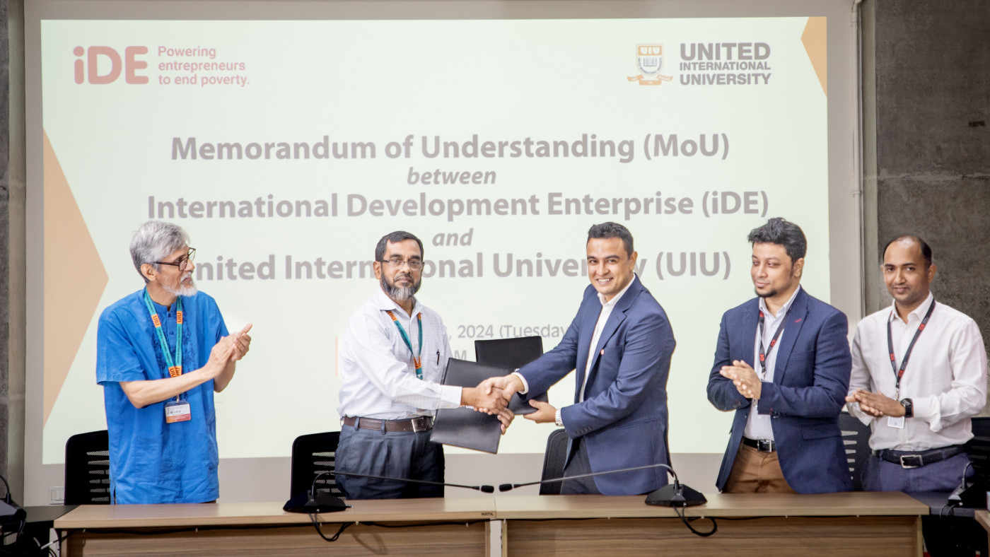 UIU, iDE sign MoU for research collaboration - Graduates