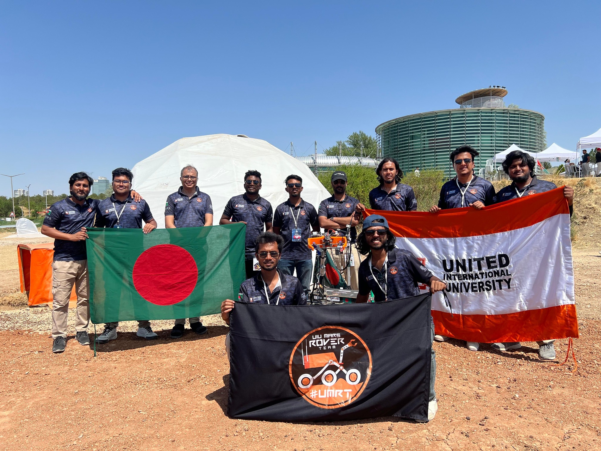 UIU Mars Rover team ranks 3rd globally, best in Asia at ARC 2025 ...