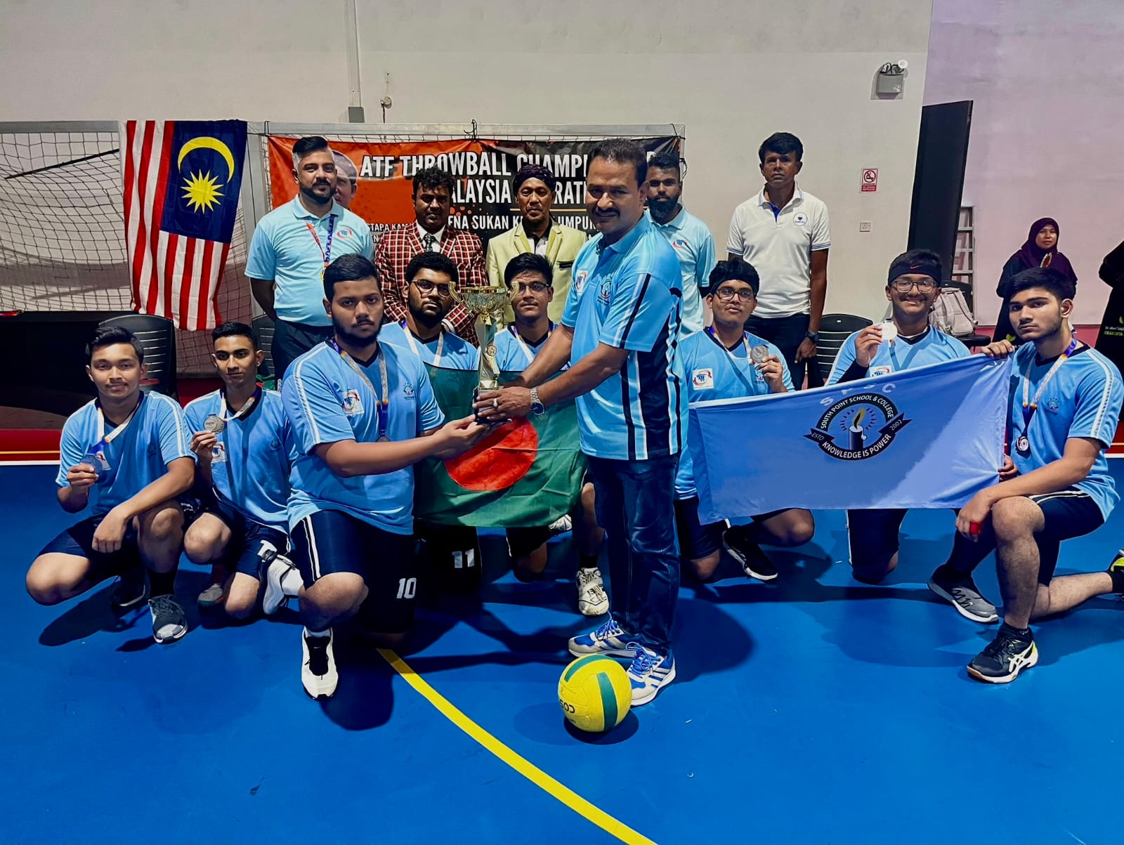 South Point Sports Club shines at Asian Throwball Championship 2025 ...