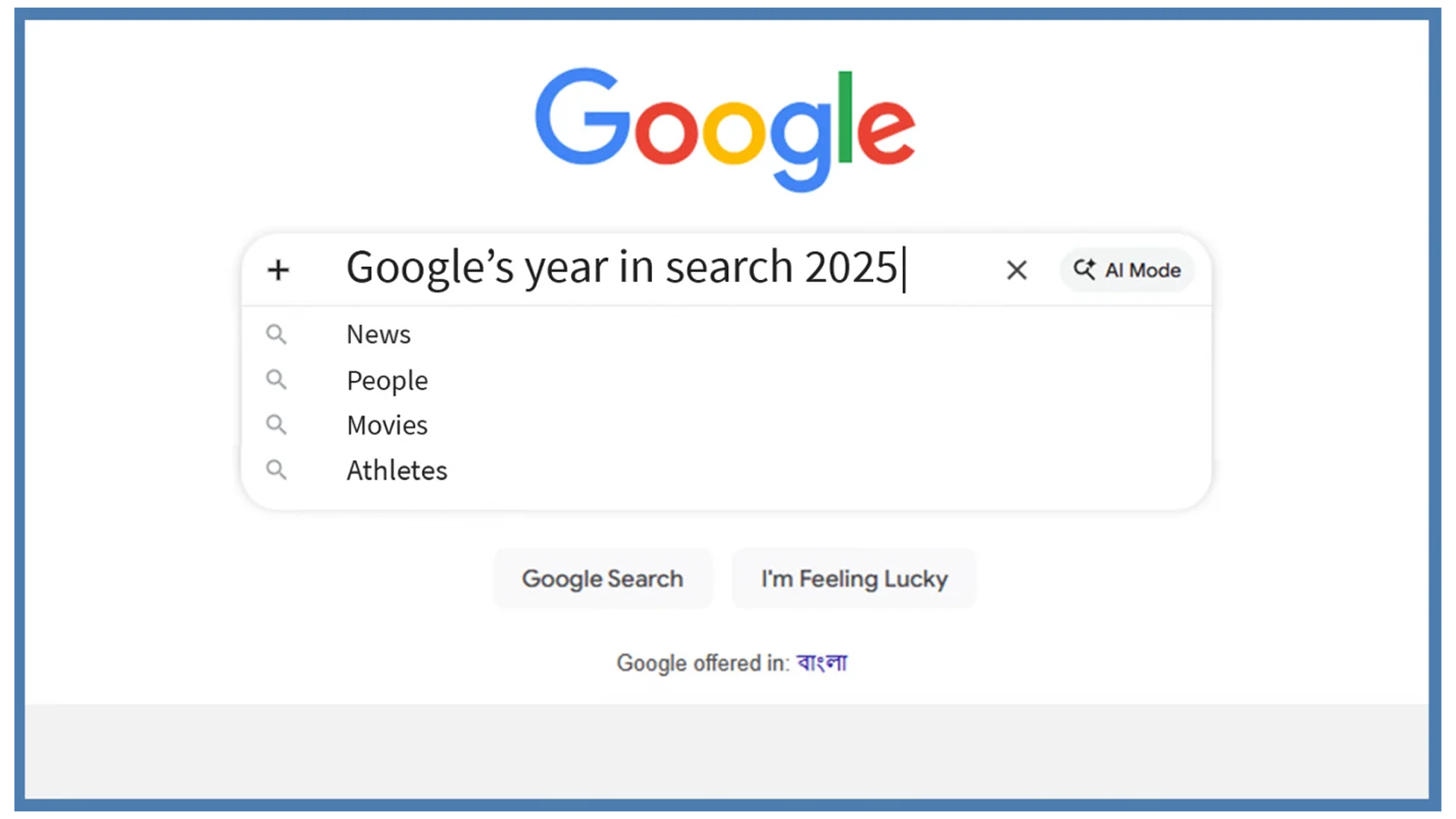 Google’s year in search 2025 - Graduates
