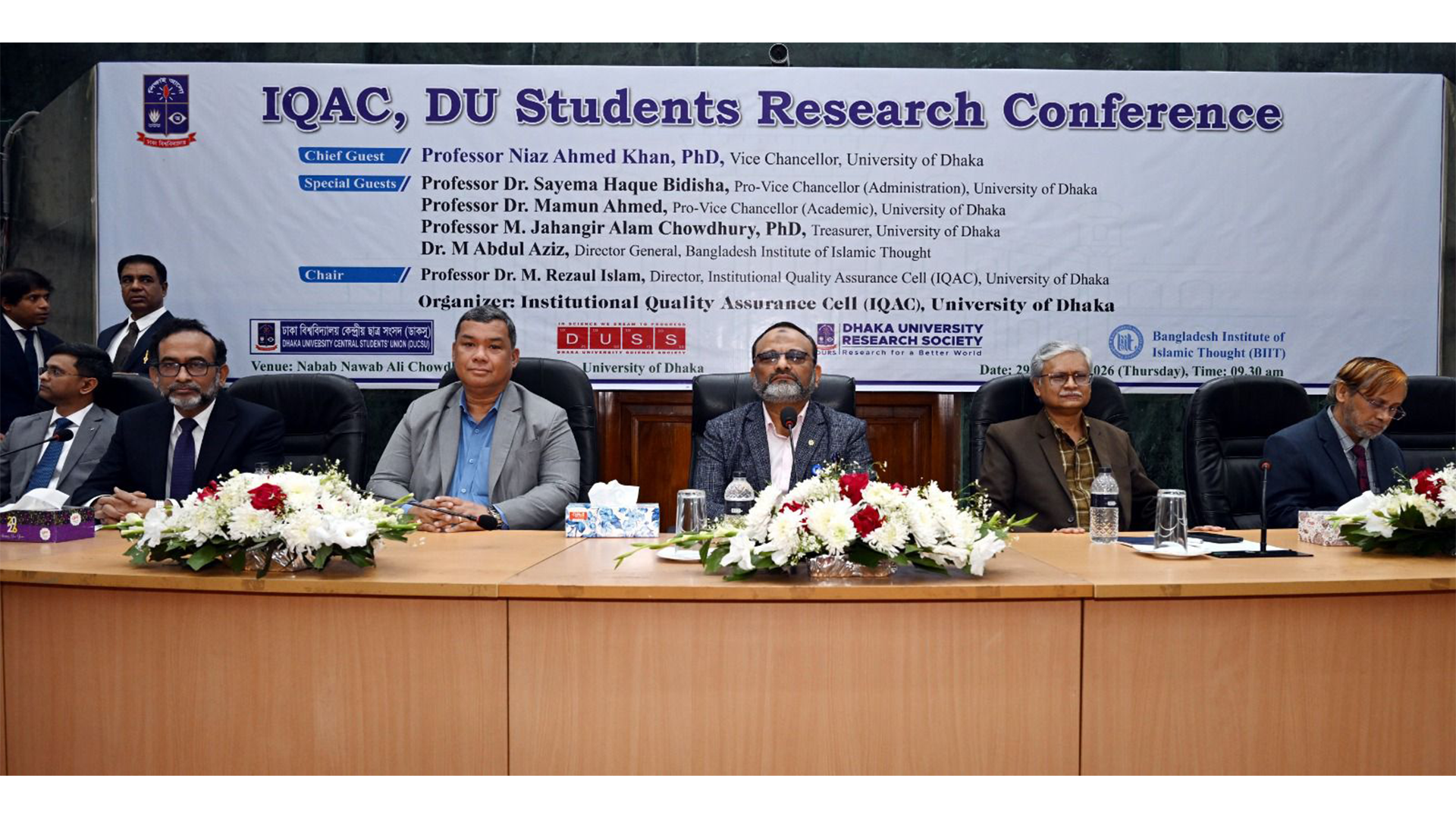 DU hosts first IQAC student research conference - Graduates