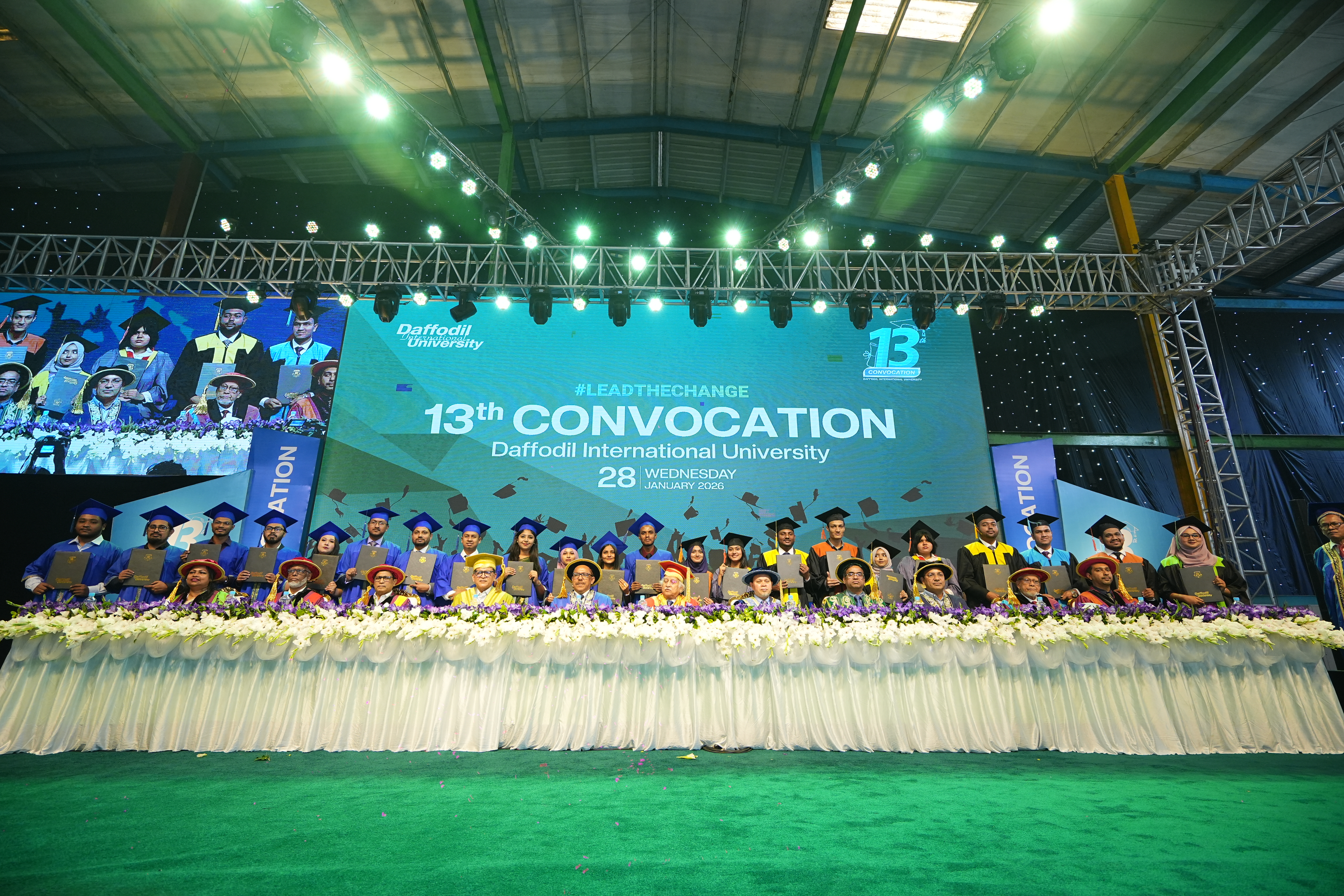 Daffodil International University holds 13th convocation - Graduates